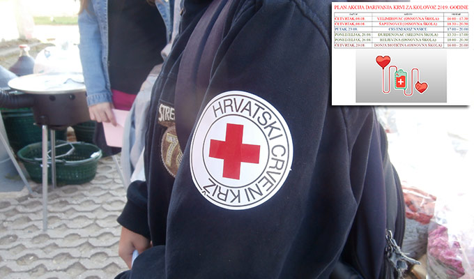 Plan akcija dobrovoljnog darivanja krvi za kolovoz - TV Nasice.com