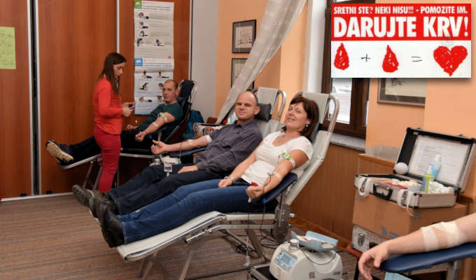 Sljedeća akcija dobrovoljnog darivanja krvi u petak - TV Nasice.com