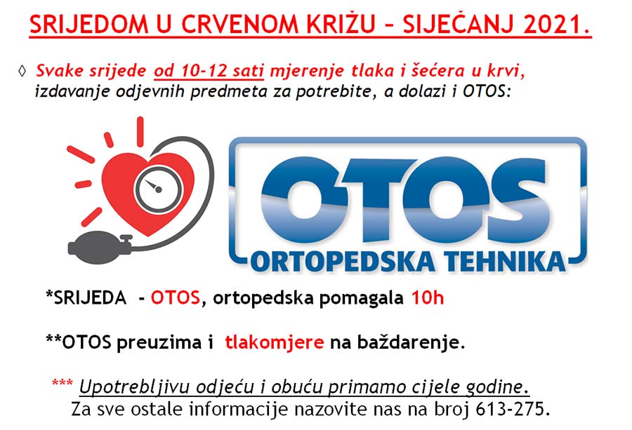 Plan akcija darivanja krvi za siječanj 2021. godine - TV Nasice.com
