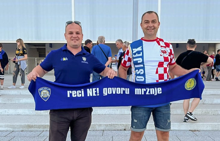 Preventivni projekt „Budi navijač, ne razbijač“ na utakmici između NK ...