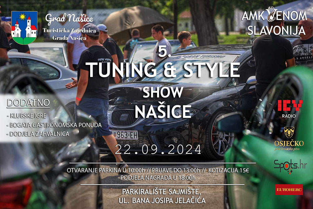 Zbog održavanja Tuning & style showa mole se građani da od danas ne ...