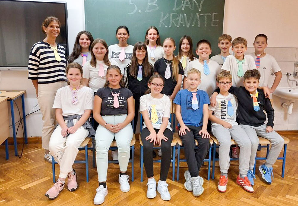 Učenici i učitelji OŠ Dore Pejačević obilježili Dan kravate - TV Nasice.com